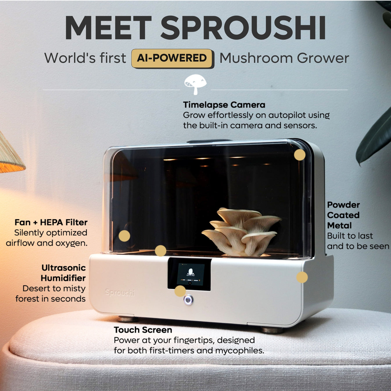 Sproushi - Smart Mushroom Machine
